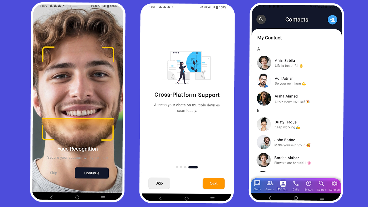 NeoChat | Flutter Chat App UI Kit | Flutter Template by CodentraTech